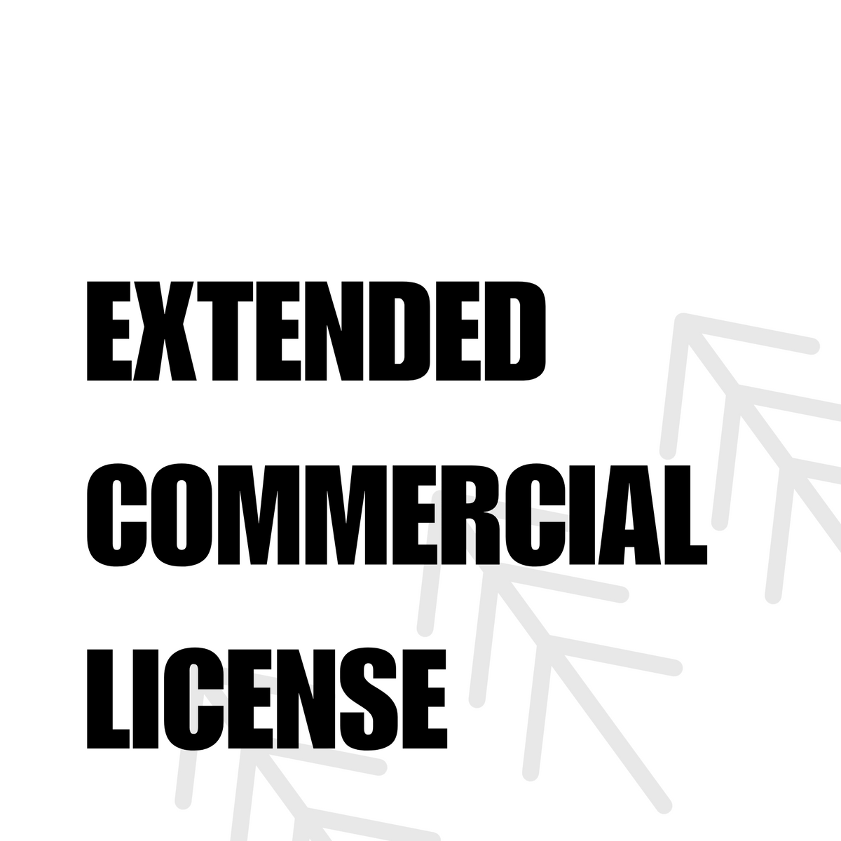 Extended Commercial License – Urban Pines Company